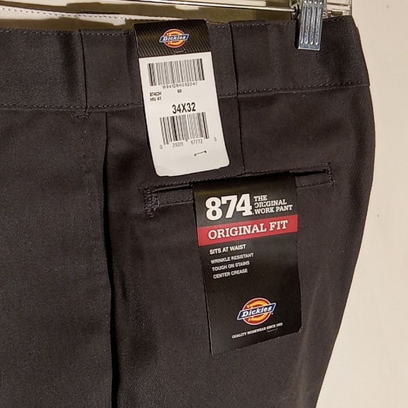 Dickies | Pants | Mens New Dickies Original Fits New With Tags Charcoal ...